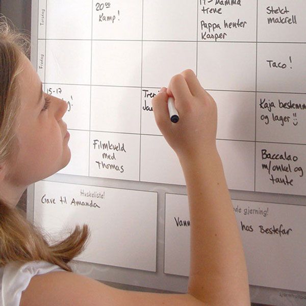 Stor Ukeplan - Få full oversikt i hverdagen. Bestselger! - Sjarmtroll.no